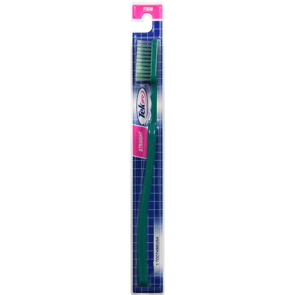 TEK Pro Straight Firm Toothbrush, 1 Count